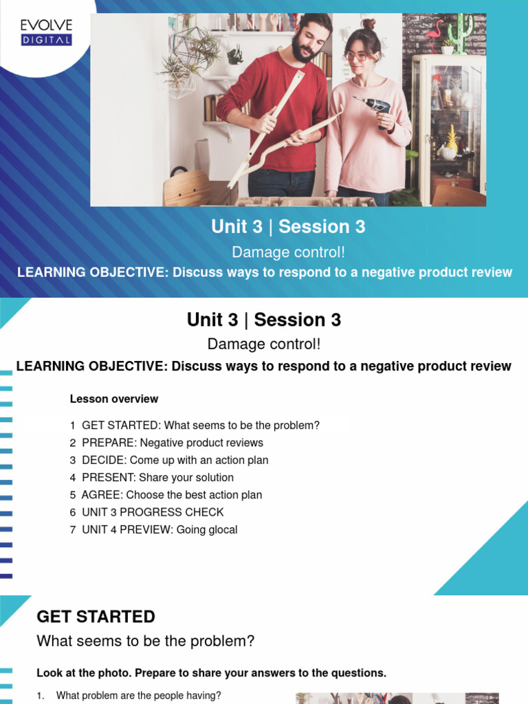 Unit 3 - Session 3: Damage Control! | PDF