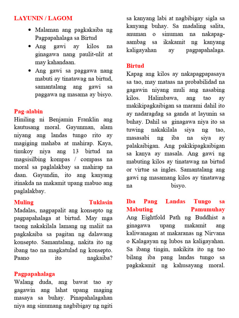 EsP Presentation and Learning Plan | PDF