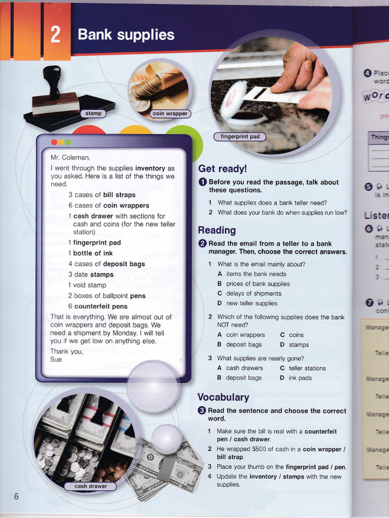 Unit 2 Bank Supplies | PDF