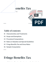 Fringe Benefit Tax Guidelines in PH | PDF | Employee Benefits | Employment