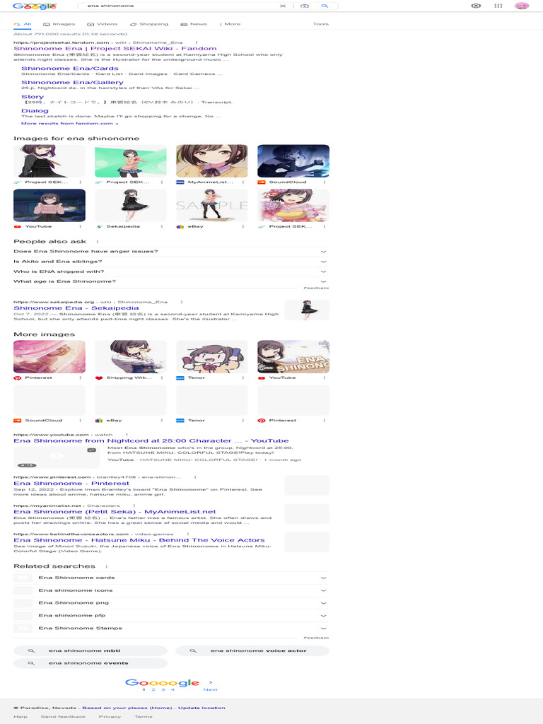 Ena Shinonome - Google Search | PDF | Entertainment