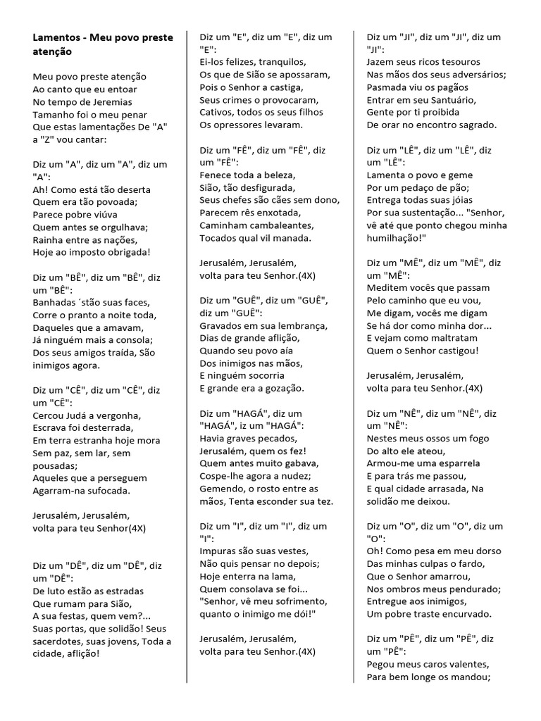Lamentos | PDF
