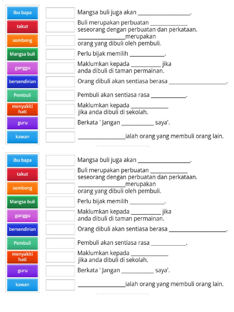 Latihan Buli | PDF