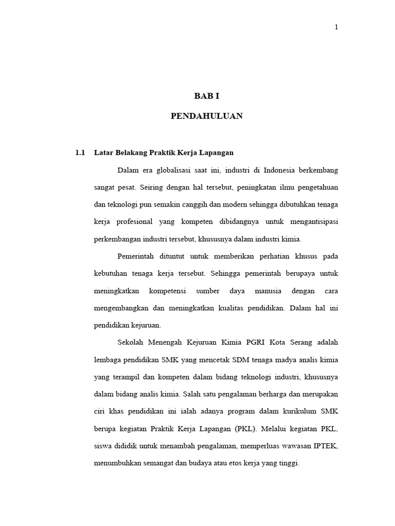 Praktik Kerja Lapangan di PT Statomer | PDF