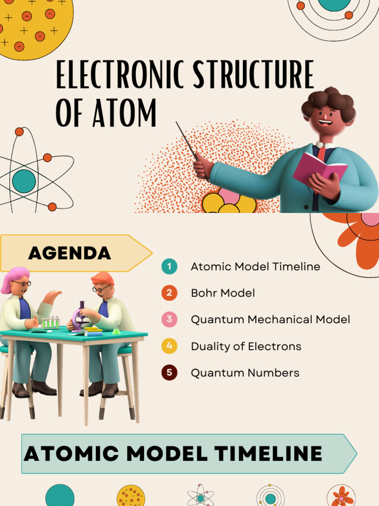 Atomic Structure and Models Overview | PDF | Atoms | Electron