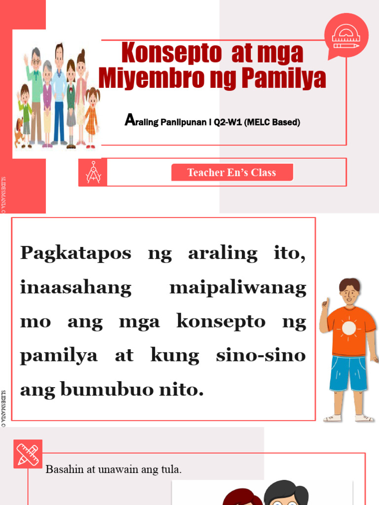 Q2 W1 AP Kosepto at Mga Miyembro NG Pamilya | PDF