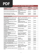 Labcorp Self Pay Pricing 2024 | PDF | Blood Plasma | Thyroid ...