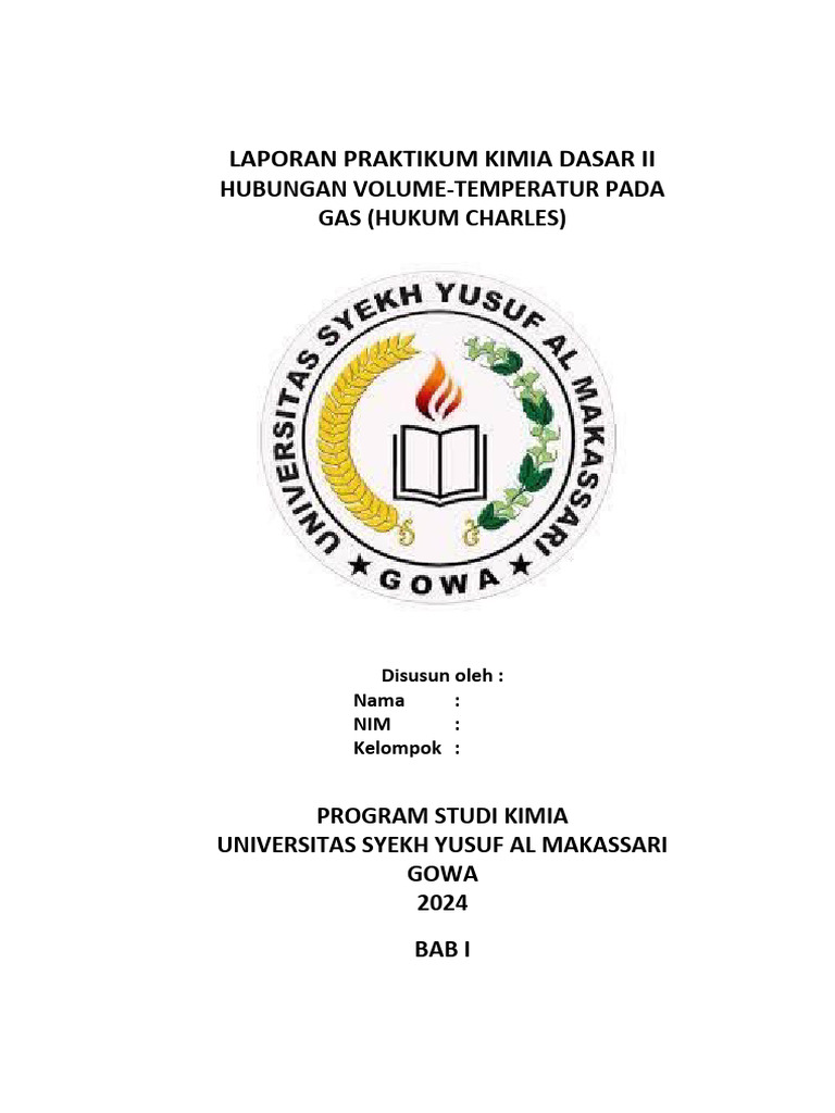 Laporan Praktikum Kimia Dasar II | PDF Laporan Praktikum Kimia Dasar II | PDF