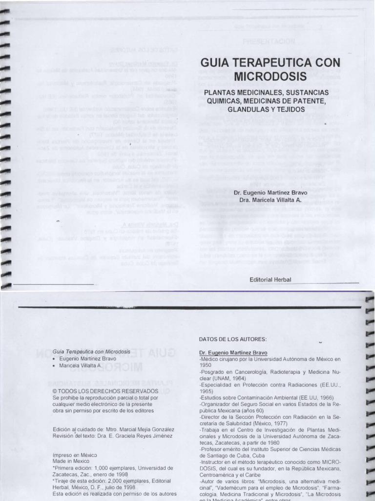 Guia Terapéutica con Microdosis | PDF | Medicina | Cuidado de la salud