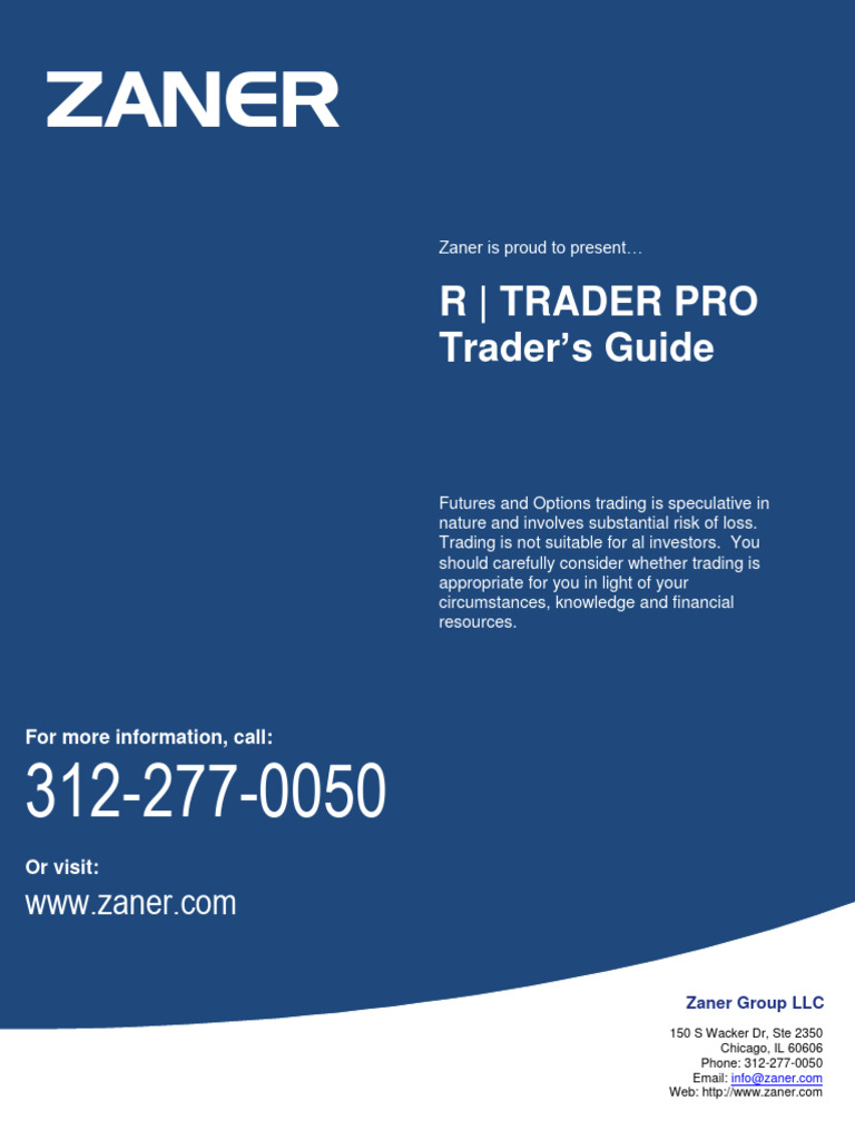 RTrader Pro Traders Guide | Download Free PDF | Chart | Order (Exchange)