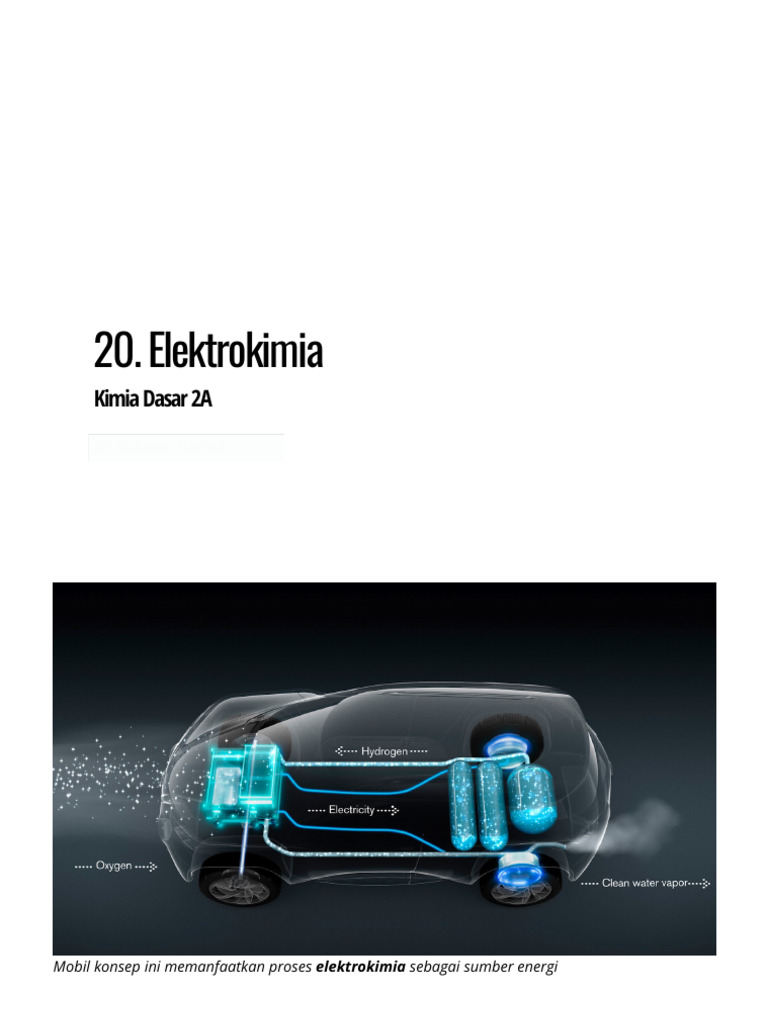 Elektrokimia: Reaksi Redoks dan Sel Galvani | PDF | Metode & Bahan Ajar