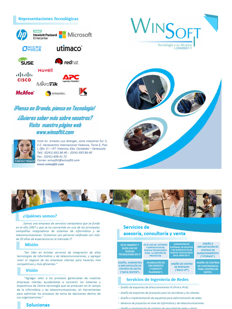 Diptico Completo Winsoft It | PDF