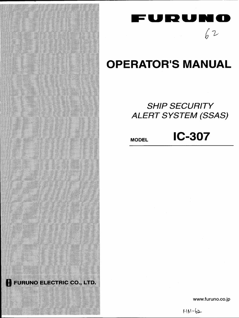 Pos - Qi - MM-62 - Operator's Manual Ship Security Alert System (Ssas ...