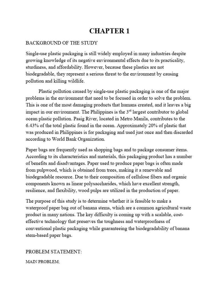 Research Draft 2.1 | PDF | Banana | Sustainability