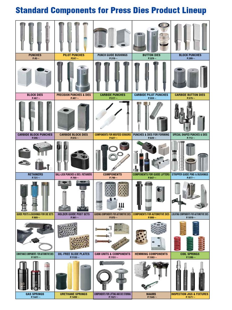 MISUMI - Press Dies Stamping Standard Component | Download Free PDF ...
