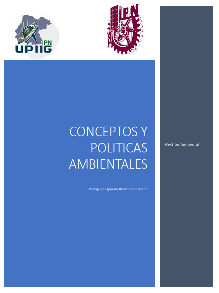 Terminos LGEEPA ISO 14001 y Politicas | PDF