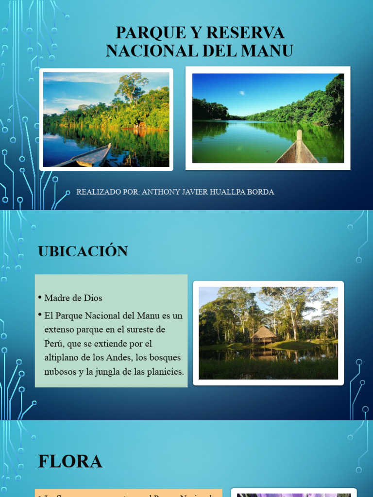 Parque Nacional Manu Anthony | PDF