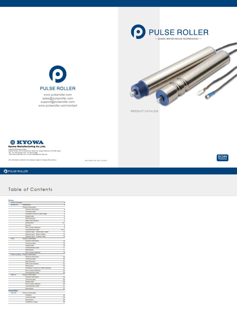 Pulseroller Catalog | PDF | Nut (Hardware) | Screw