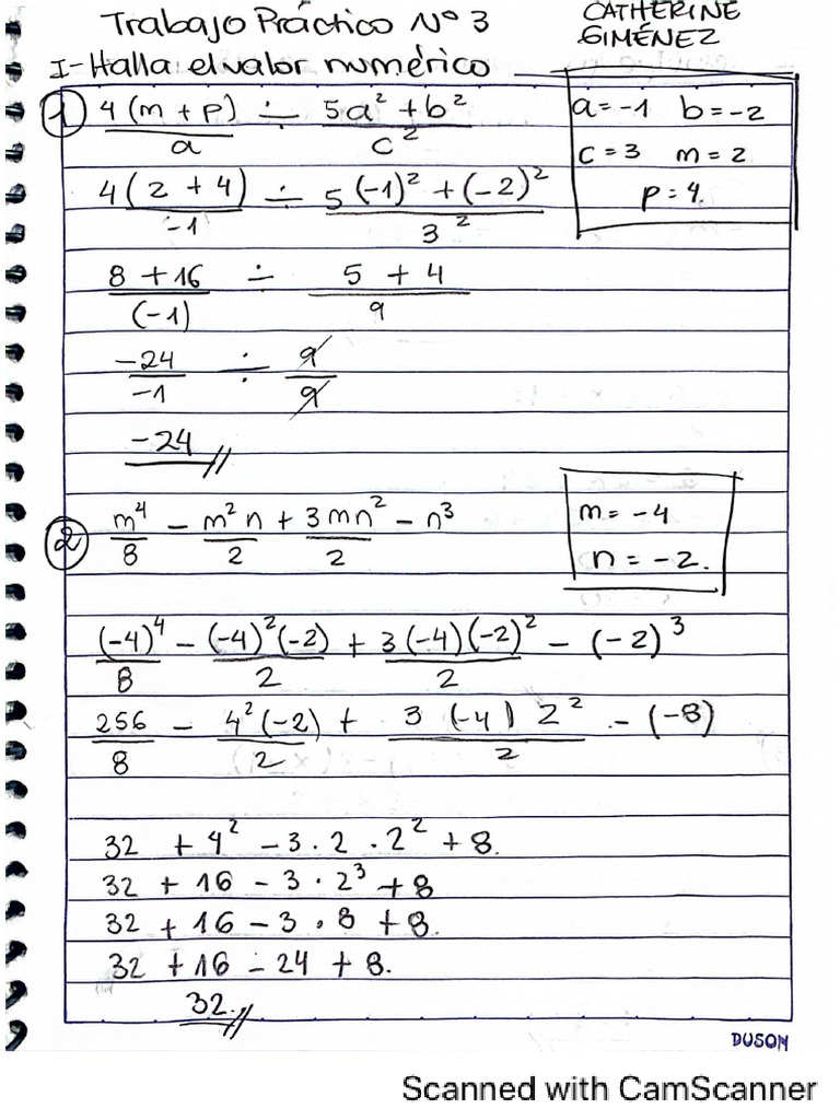 TP 3 Matemática | PDF
