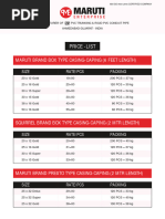 PVC Price List - 2024 - 25 | PDF | Pipe (Fluid Conveyance) | Plumbing
