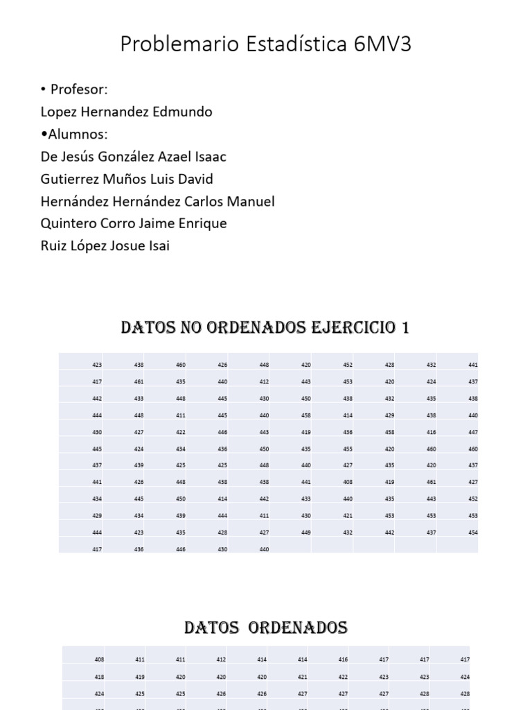 Prob Estadistica - 6MV3 | PDF