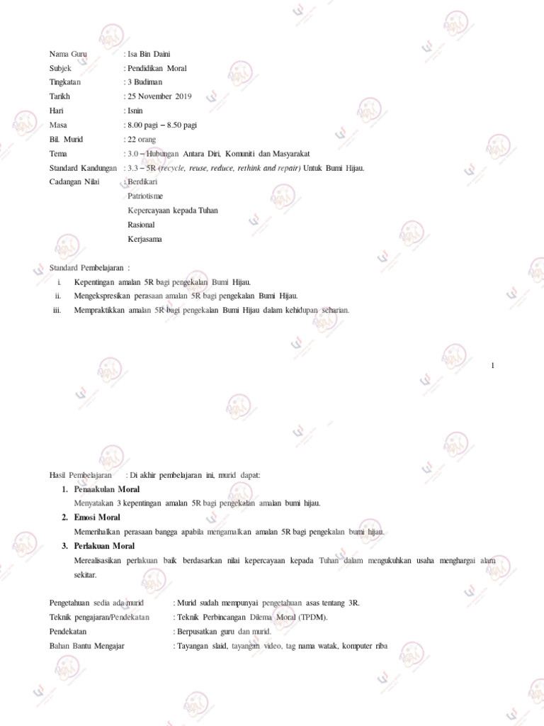Amalan 5R untuk Bumi Hijau | PDF | Karier & Perkembangan