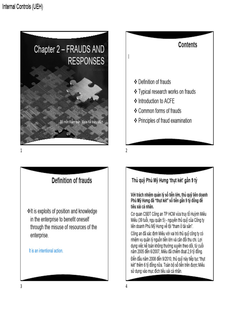 Chapter 2 - Frauds and Responses - 2023 - Compatibility Mode | PDF
