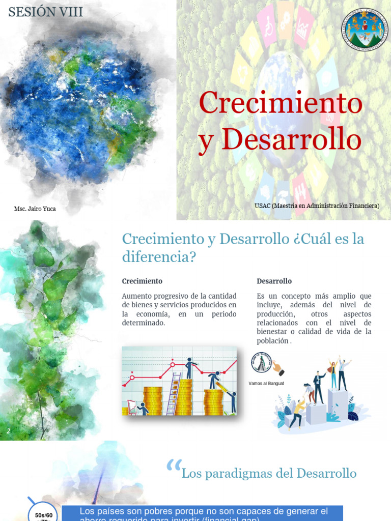 Crecimiento y Desarrollo | PDF | Desarrollo sostenible | Sustentabilidad