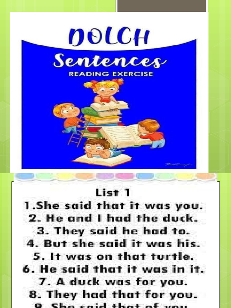 Dolch Power Points | PDF