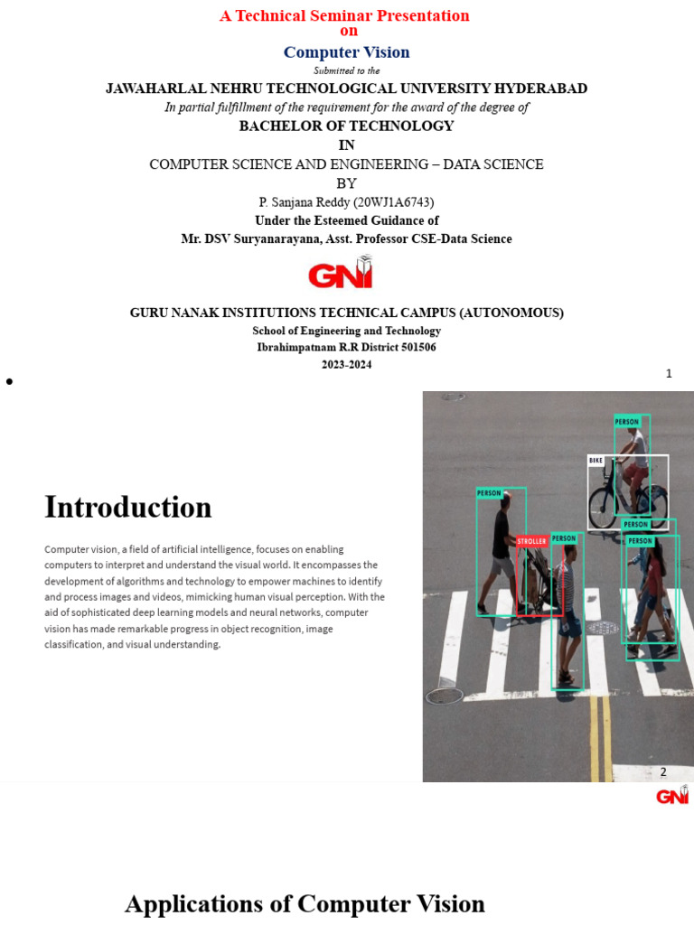 New Seminar | PDF | Computer Vision | Deep Learning