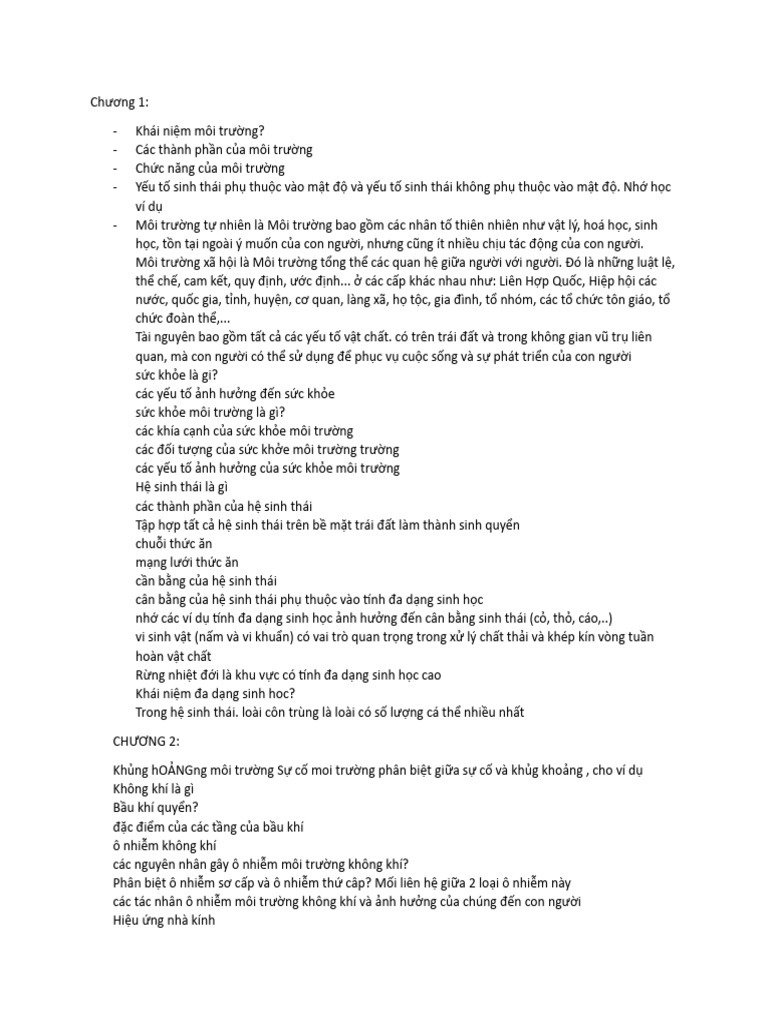 Ôn tập - SKMT | PDF