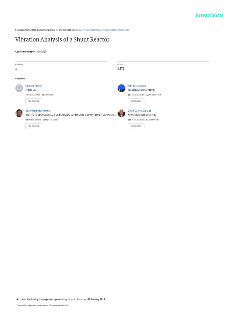 Shunt Reactor Paper Rito 3 | PDF | Resonance | Classical Mechanics