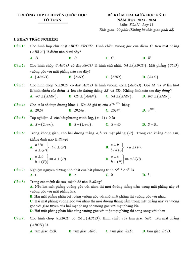 de-giua-ky-2-toan-11-nam-2023-2024-truong-thpt-chuyen-quoc-hoc-hue | PDF