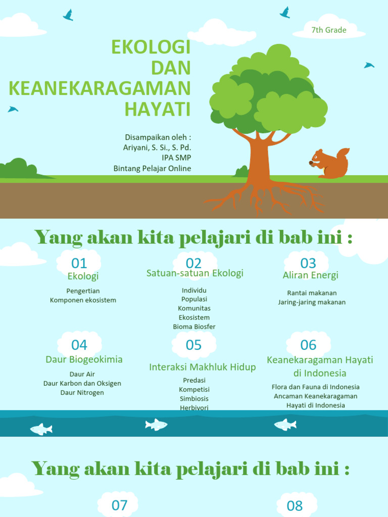 Ekologi Dan Keanekaragaman Hayati 7p Kumer | PDF | Sains & Matematika | Teknologi & Rekayasa