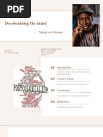 Decolonising The Mind | PDF | Human Communication | Liberal Arts Education