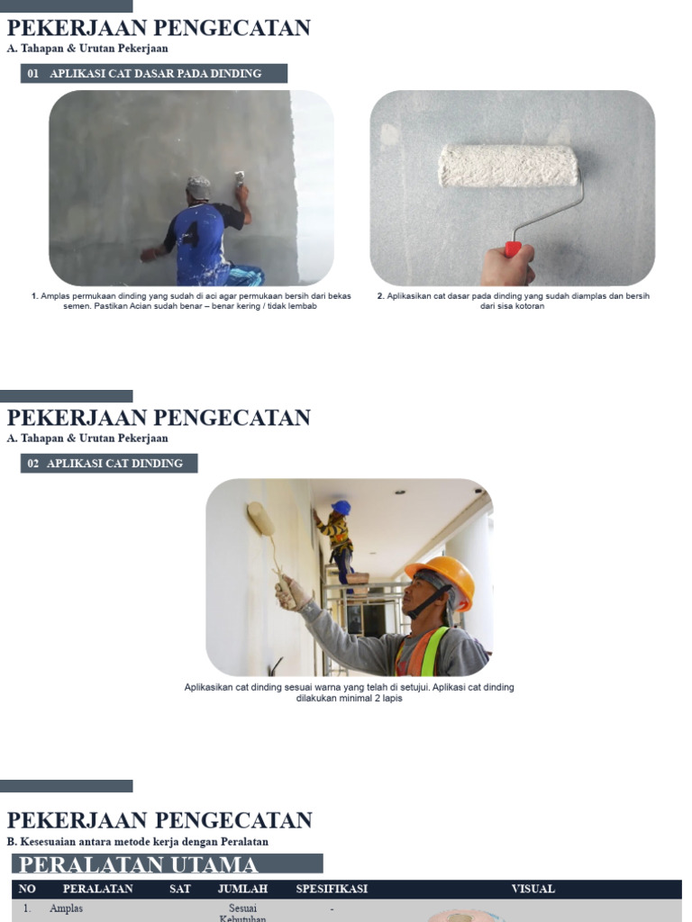 Metode Kerja Pengecatan | PDF