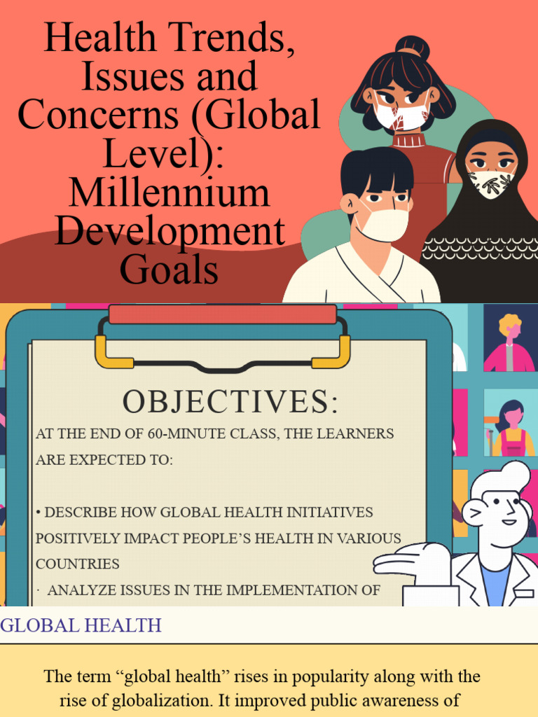 Health Trends Issues and Concerns Global Level Millennium Development ...