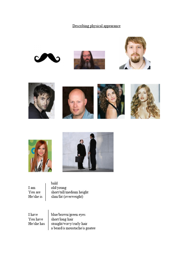 Describing Physical Appearance | PDF