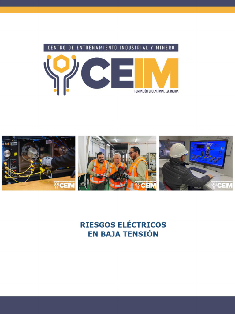 Curso Riesgo Electrico Pdf Corriente Eléctrica Electricidad