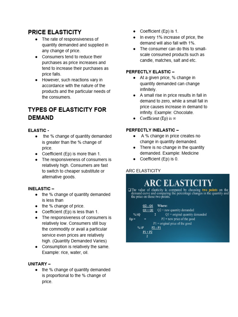 Econ 2 price elasticity | PDF