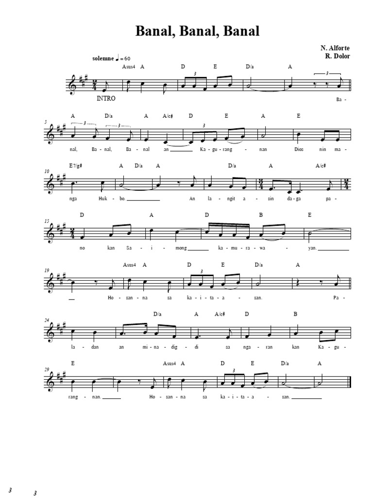 Banal, Banal, Banal | PDF