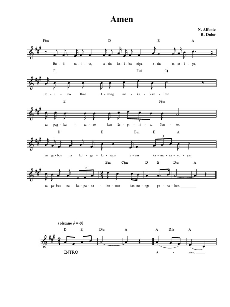 Amen | PDF