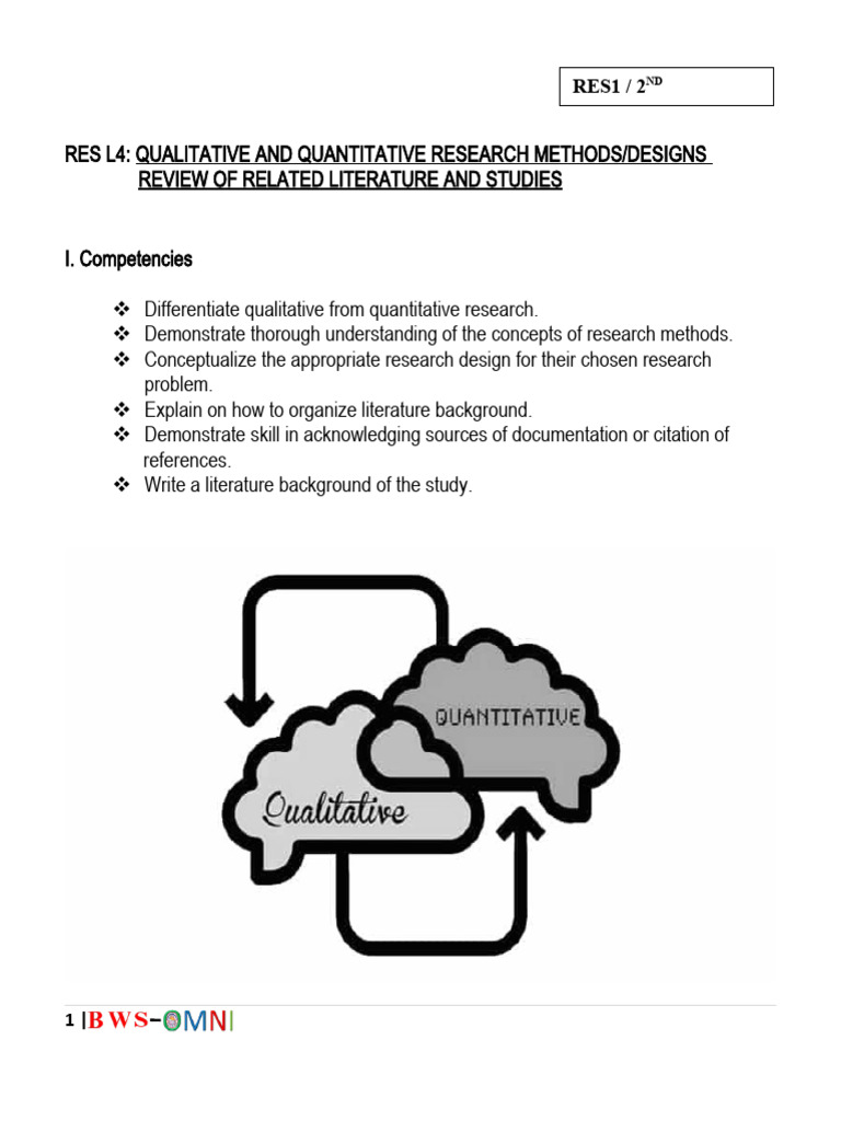 Research 1 Module4 Download Free Pdf Survey Methodology
