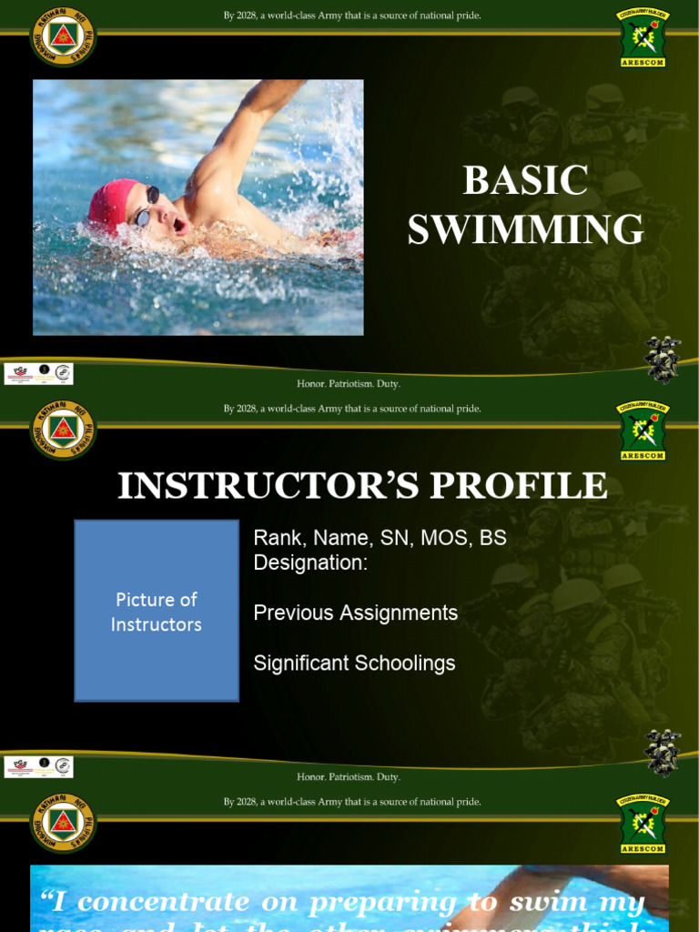 Basic Swimming | Download Free PDF | Anatomical Terms Of Motion | Swimming