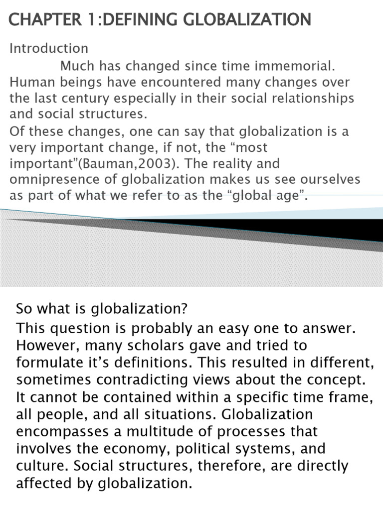 Contemporary World Powerpoint Presentation 1 | PDF | Globalization ...