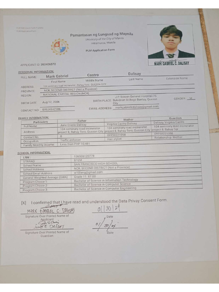 Load File Appform | PDF