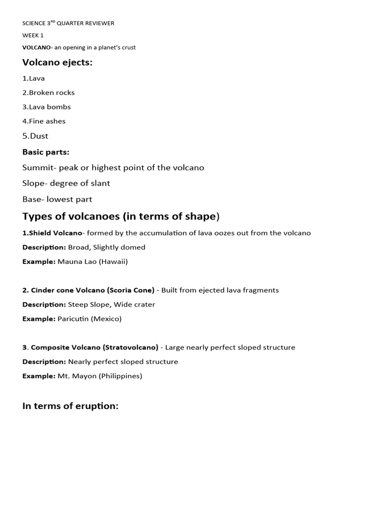 Science 3rd Quarter Reviewer | PDF