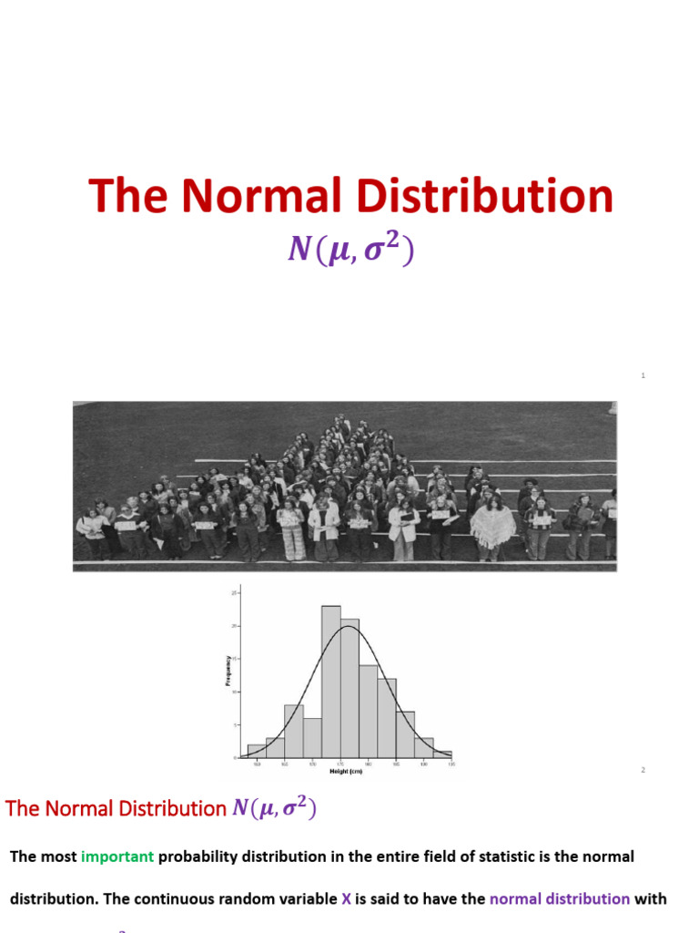 9-Normal Distribution | PDF | Probability Distribution | Normal ...