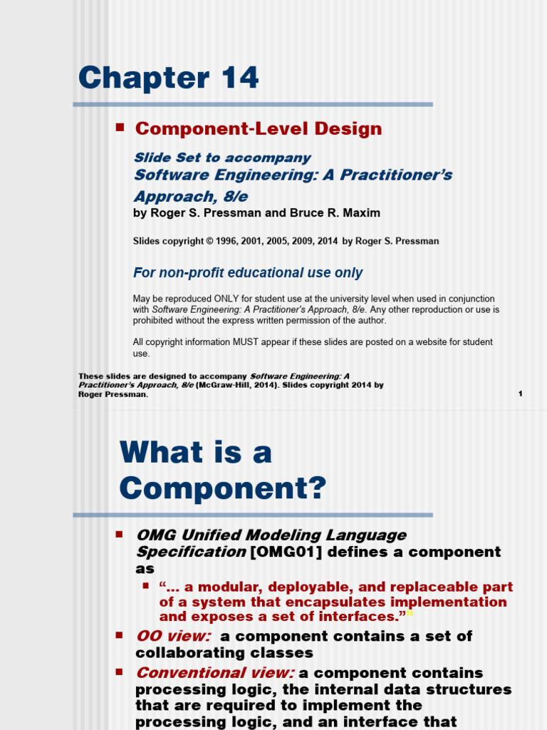14 Component Level Design Pdf Component Object Model Common Object Request Broker Architecture