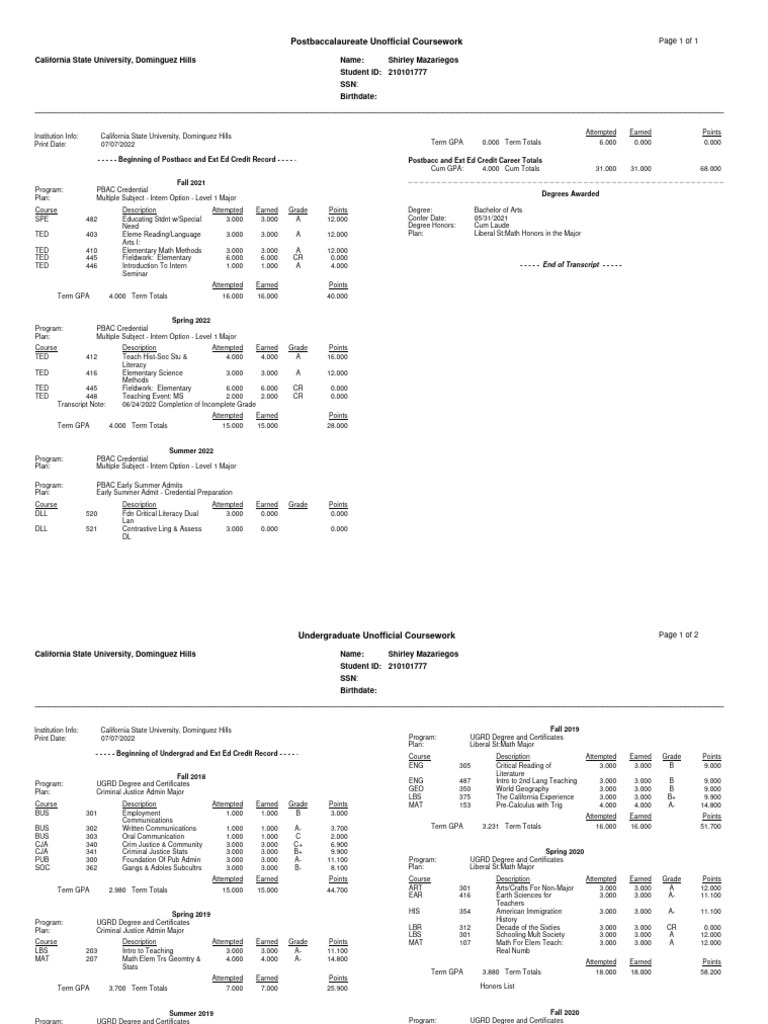 SSR TSRPT | PDF | Academia | Learning